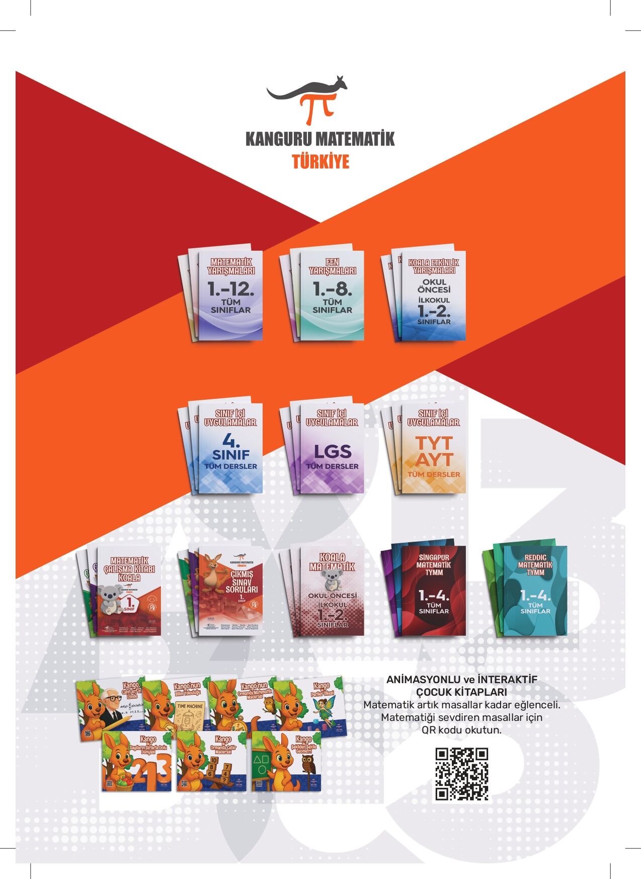 Kanguru Matematik 1. Sınıf 10 Yıllık Arşiv Sorular